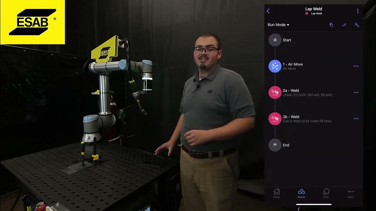 How to Teach the ESAB Cobot a Pattern and Shift a Part - YouTube