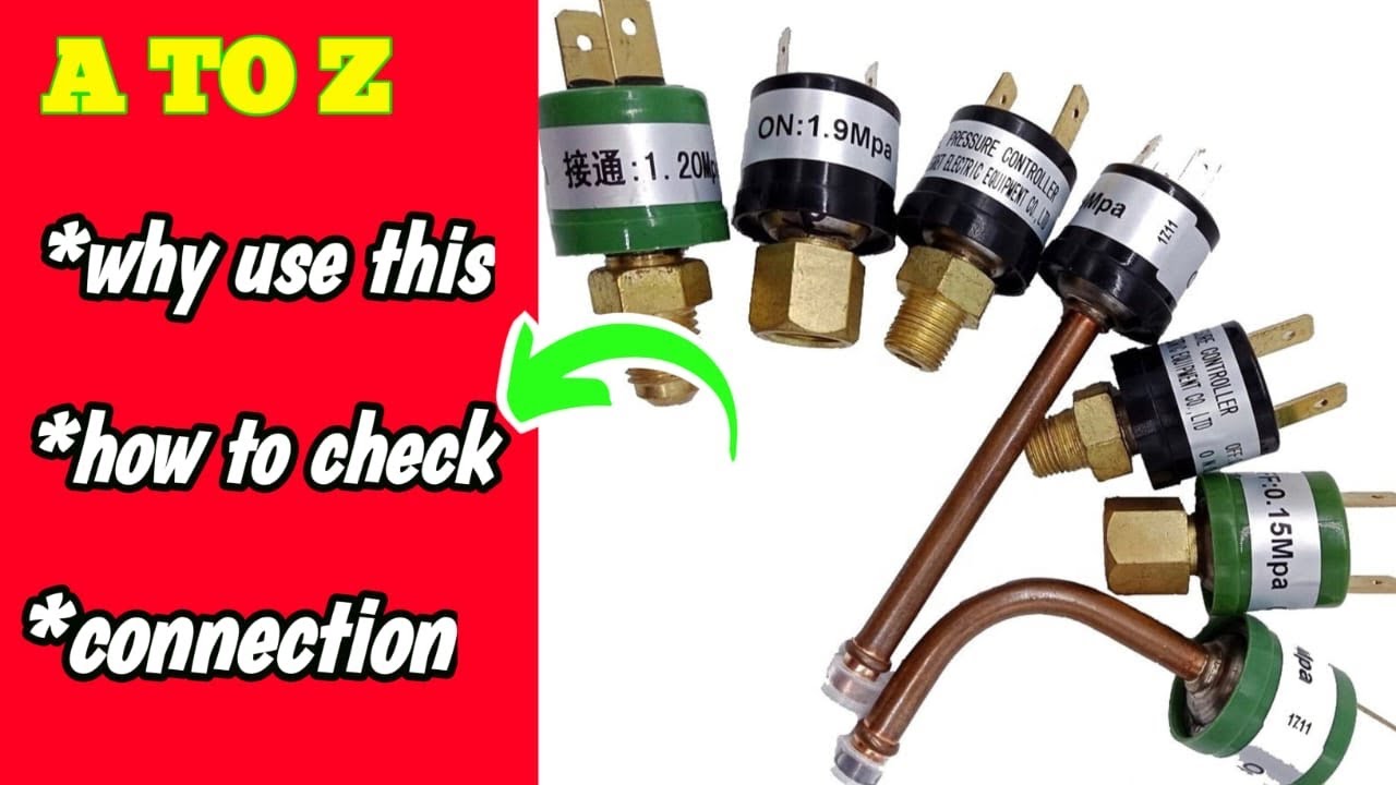 Lp hp switch connection | hp lp pressure switch kaise kaam karta hai ...