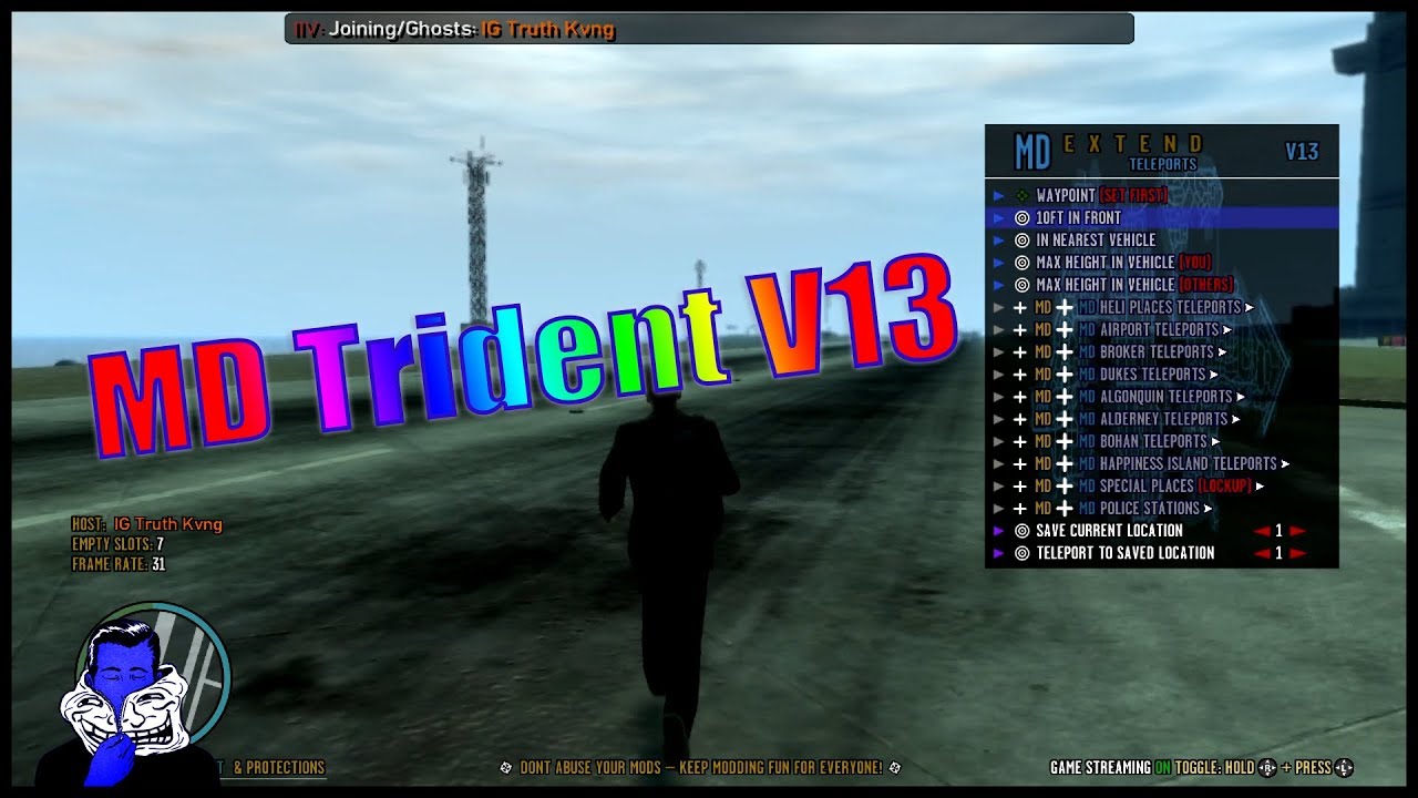 [RGH/PS3] MD Trident v13 GTA IV Mod Menu! Short Showcase! - YouTube