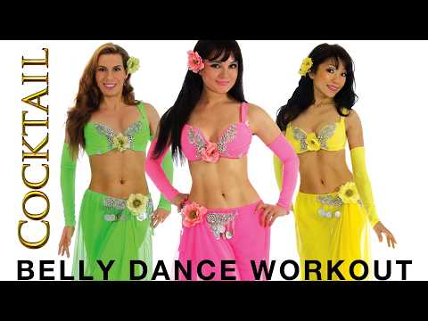 COCKTAIL Classic Cabaret Belly Dance Workout with Tanna Valentine - step-by-step & fitness flow
