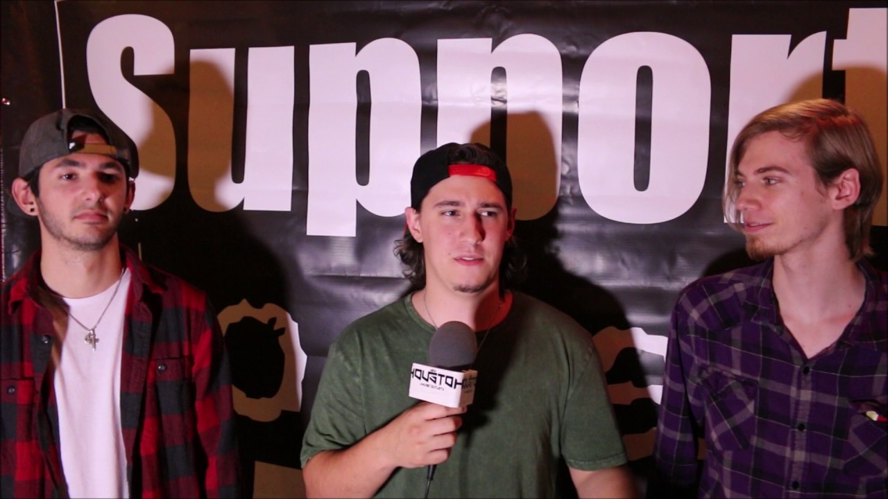 Houston Band, Backdrop Violet Red Carpet Interview - YouTube