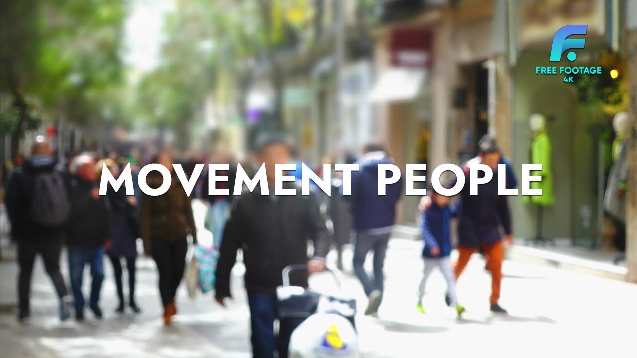 Movement people | 4K Footage - YouTube