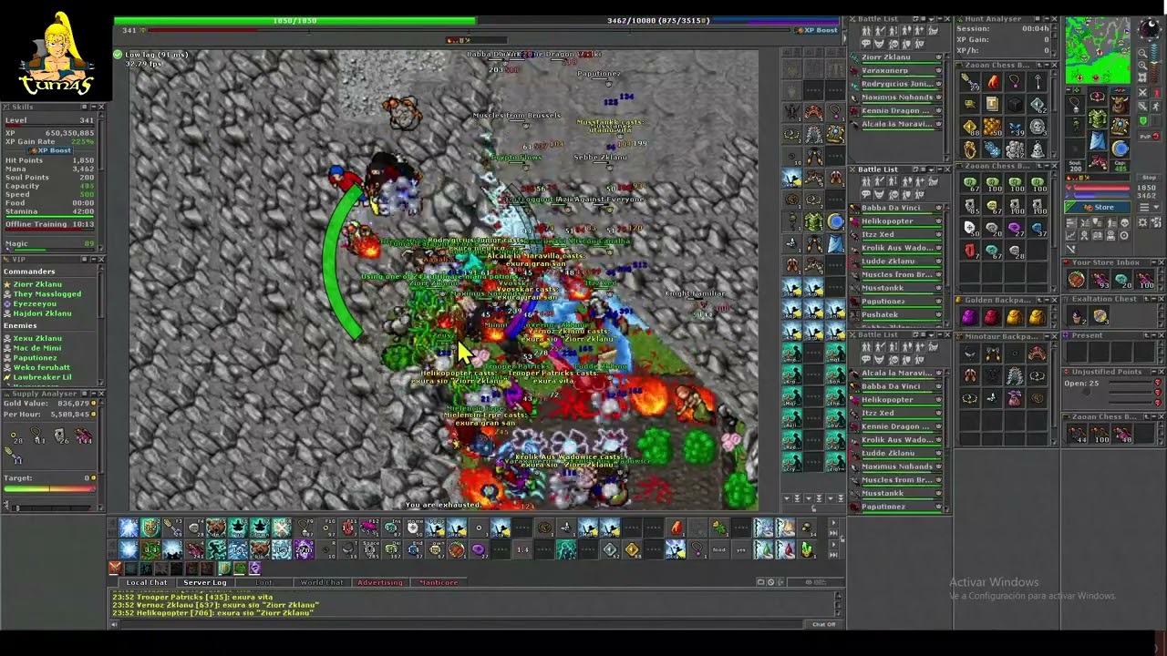 Bait in Kazordoon Fight Bastia Tibia Retro Hardcore Pvp + BEST SPEECH ...