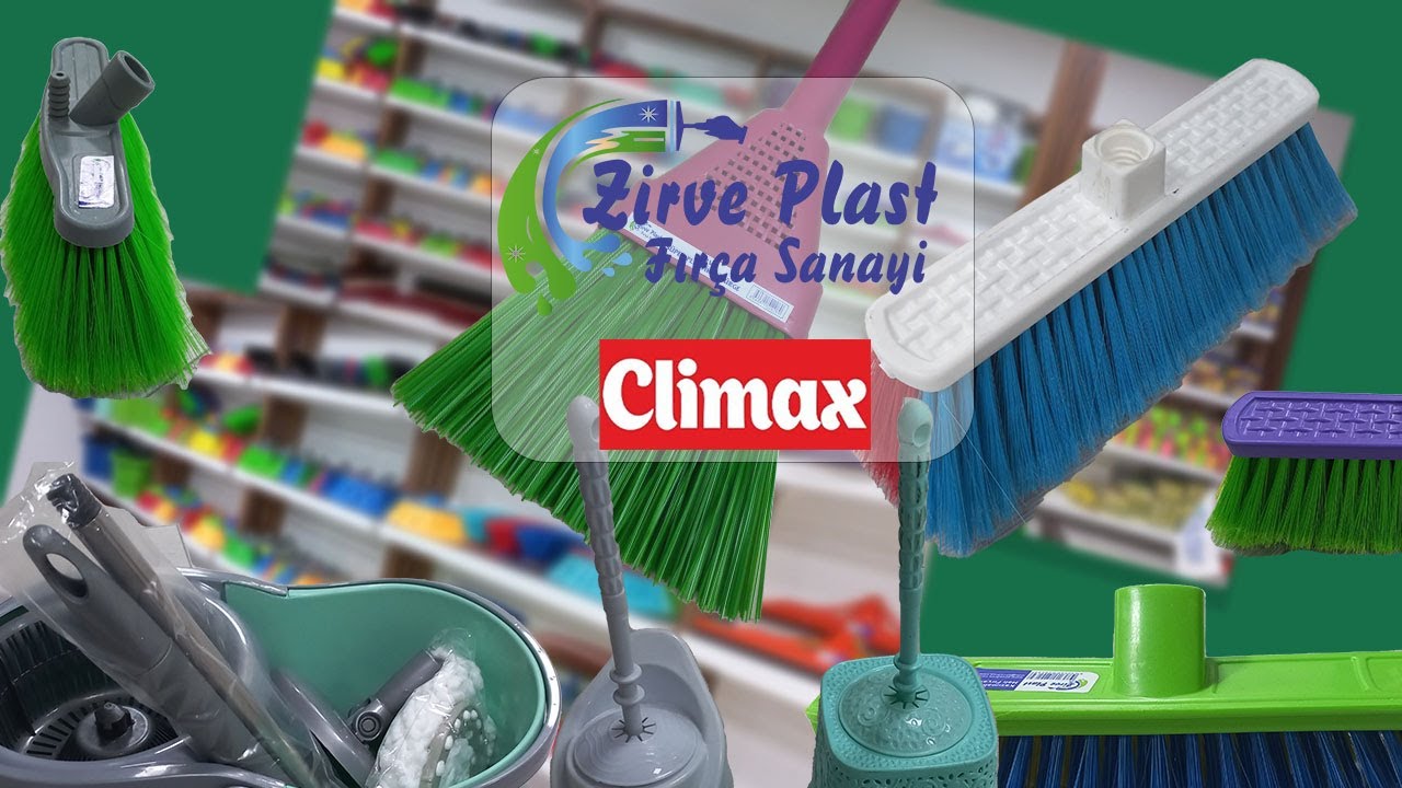 Household plastic cleaning tools from Zirve plast - YouTube