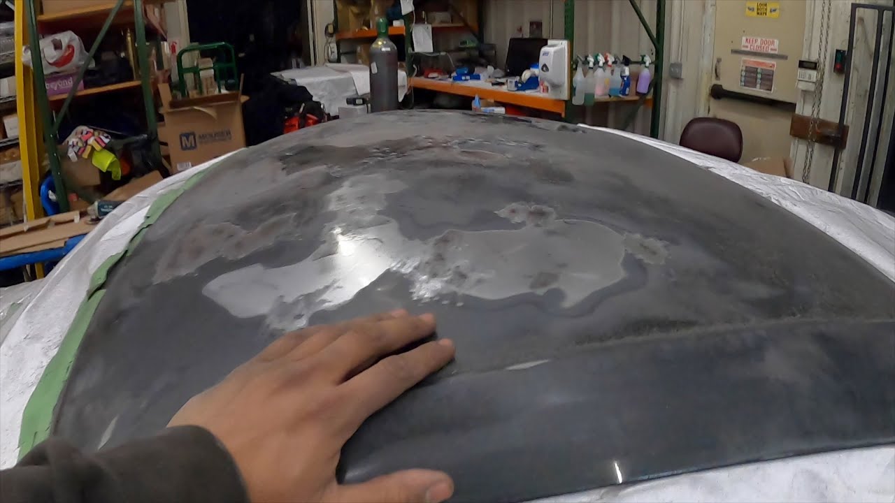Repairing the Horrible Rust On My Roof !! 350z - YouTube
