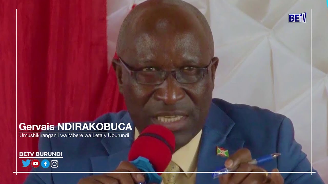 #Burundi : Gervais NDIRAKOBUCA yategetse ko mu kiringo c'indwi imwe ...