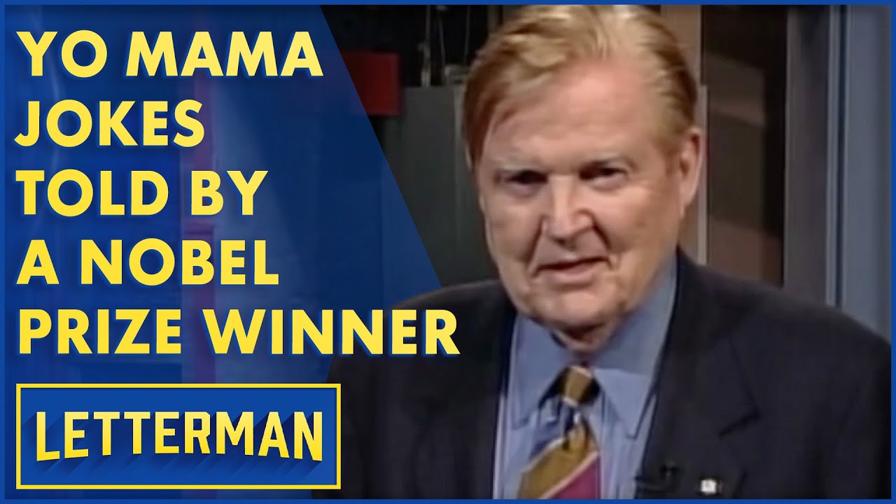 "Yo Mama" Jokes Told By A Nobel Prize Winner | Letterman - YouTube