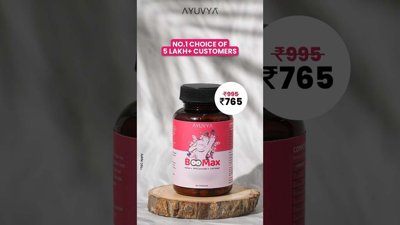 Increase your cup size with Ayuvya’s Boomax capsules #ayuvyaayurveda # ...
