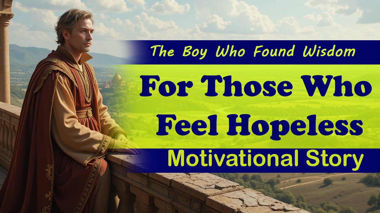 For Those Who Feel Hopeless | The Boy Who Found Wisdom | Motivational ...
