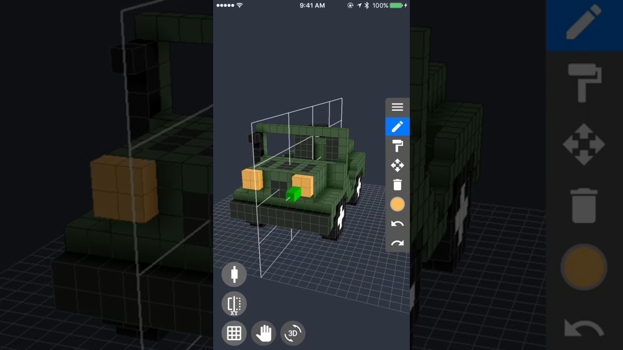 3D Pixel Artist - Voxel Builder, Design & 3D Print - YouTube
