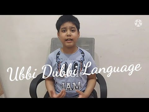 Learn Ubbi Dubbi language #Ubbi Dubbi #Fun language #Language Creation ...