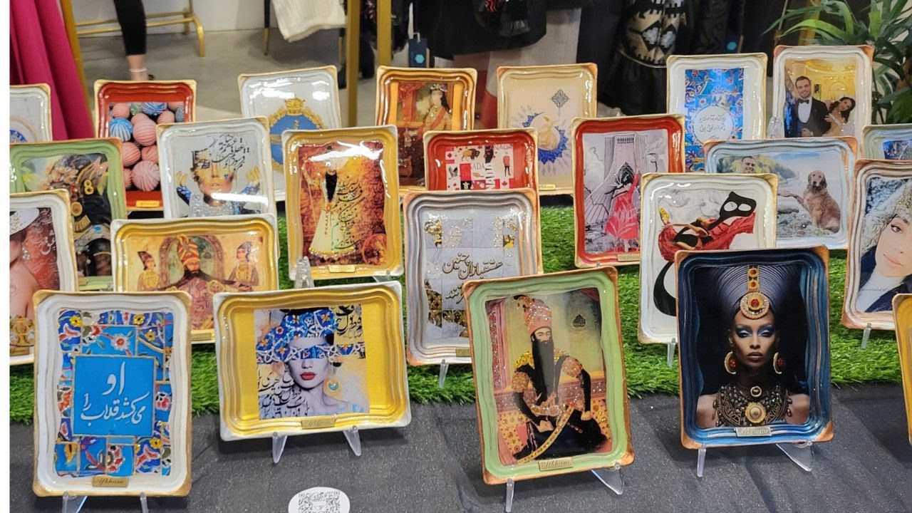 Persian Art at Divan Exhibition | North Vancouver - YouTube