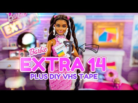 Finally!! Barbie Extra 14  is Here | Plus | DIY Mini VHS Tape