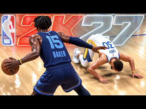 MY FIRST NBA ANKLE BREAKER WAS ON STEPH CURRY!? - NBA 2K27 MyCAREER