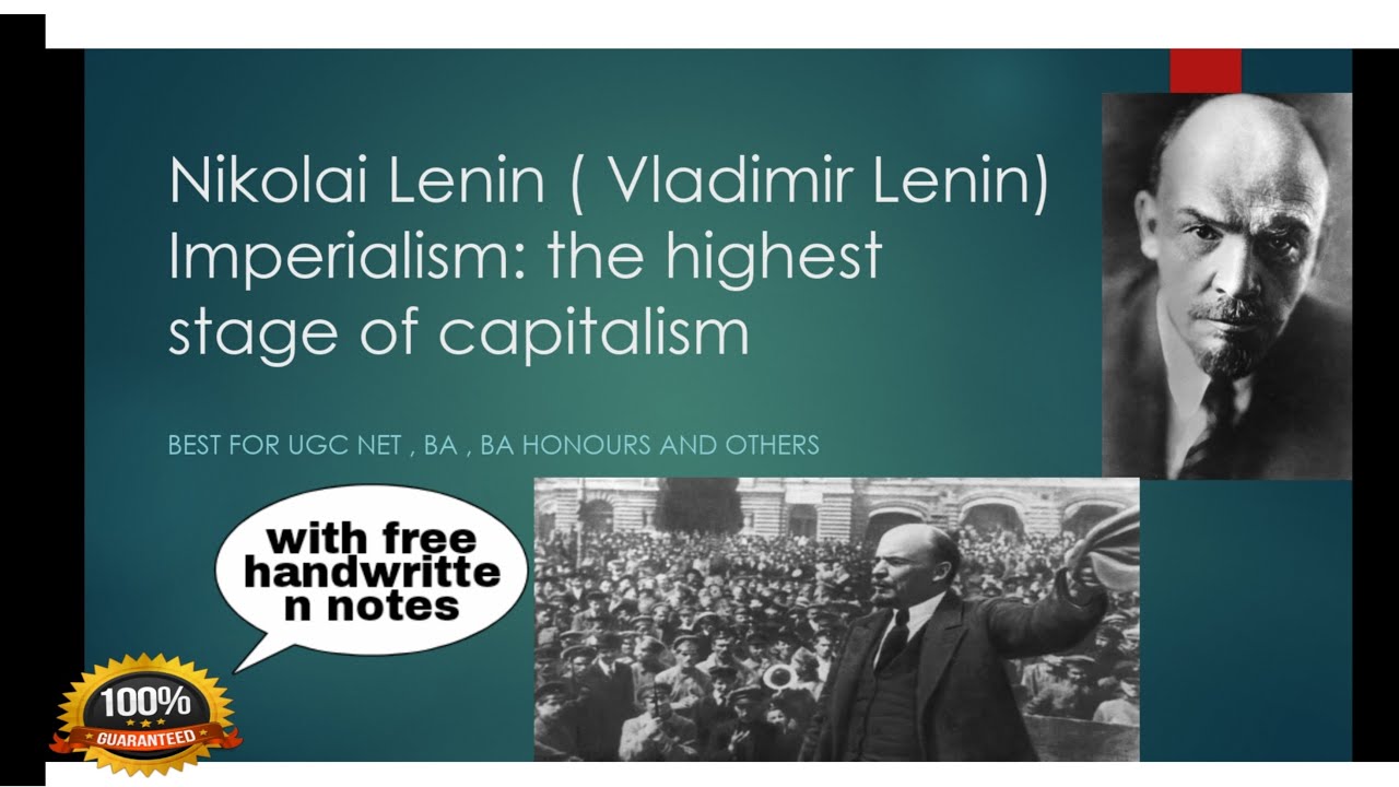 Imperialism by Vladimir Lenin| highest stage of capitalism| Nikolai ...