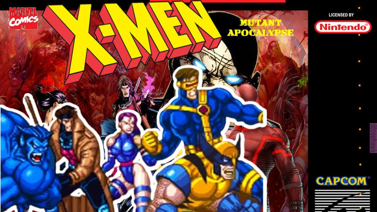 SNES Longplay X-Men: Mutant Apocalypse. Arcade Game No Commentary ...