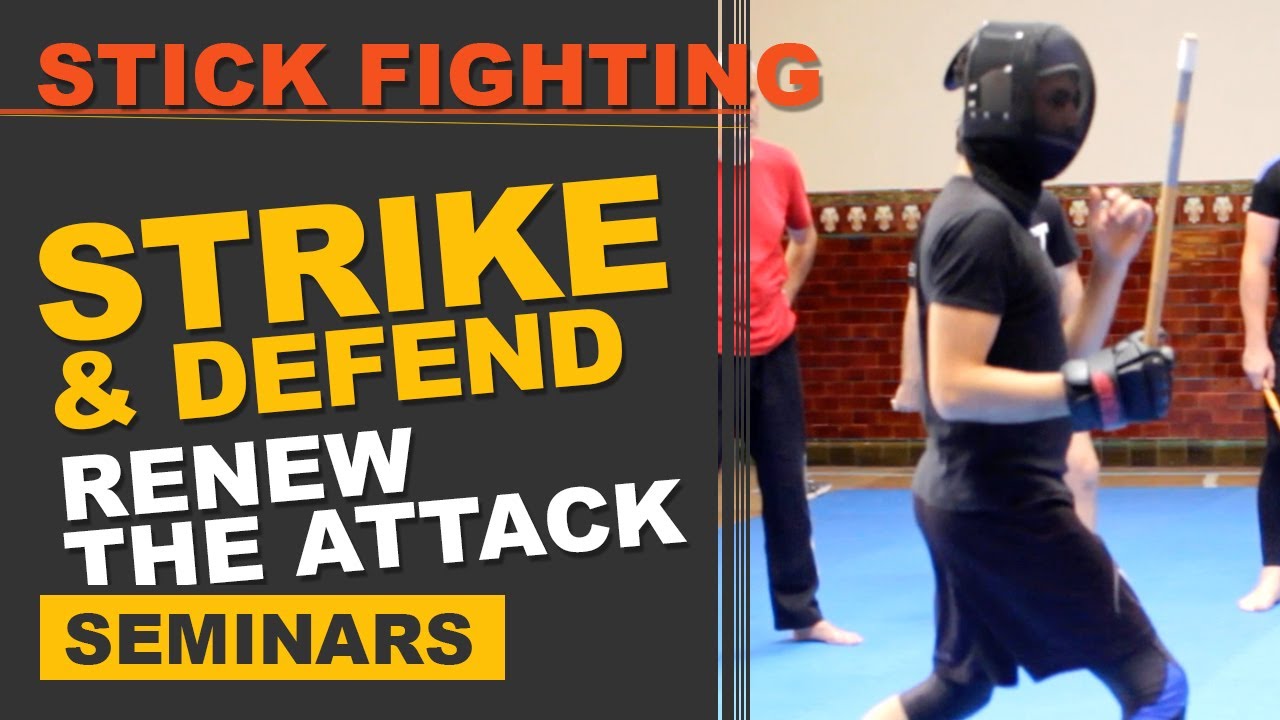 Stick Fighting: Forehand Strike, Defend, Renew The Attack - YouTube