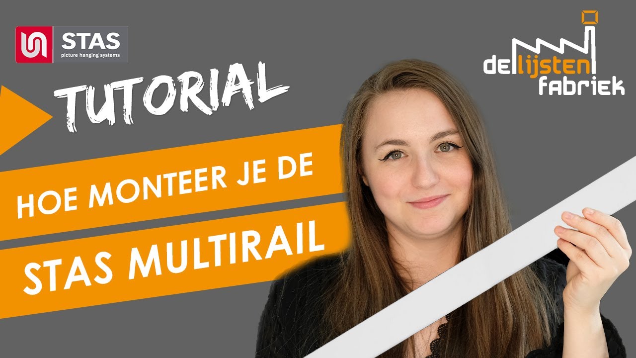 STAS Multirail monteren - De Lijstenfabriek Tutorial - YouTube