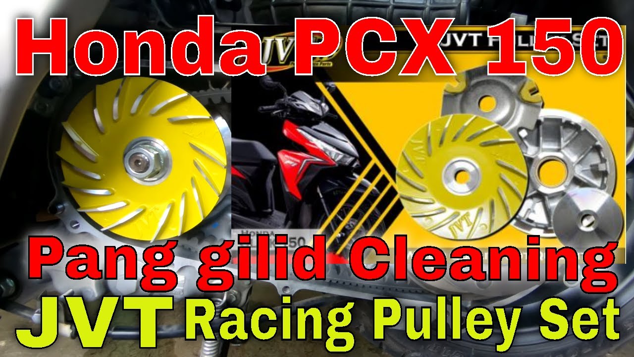 Honda PCX 150 Racing Pulley set JVT / Pang gilid Cleaning / pwede din ...