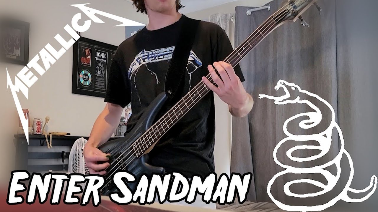 Metallica - Enter Sandman (Bass Cover) - YouTube
