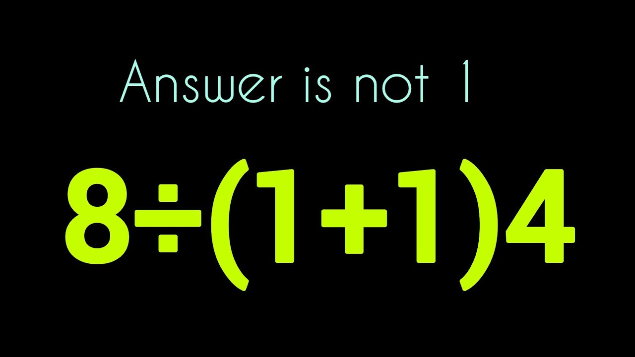 Can You Solve This Tricky Math Question! - YouTube