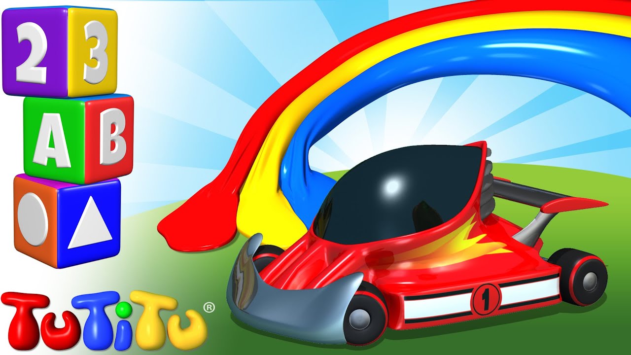 💛🧡💚Fun Toddler Colors Learning with TuTiTu Race Cars toy💚💜💙 TuTiTu ...