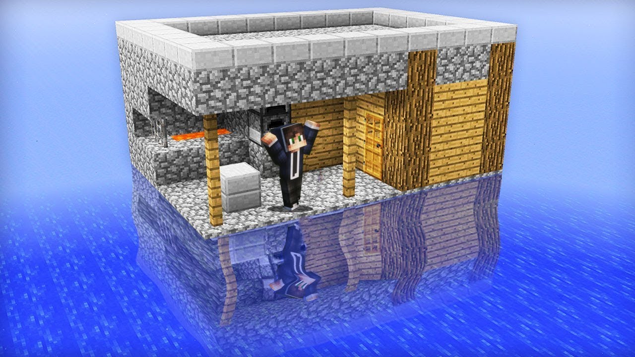 Kako Je Moja Kuca Zavrsila u Sred Okeana u Minecraftu - YouTube