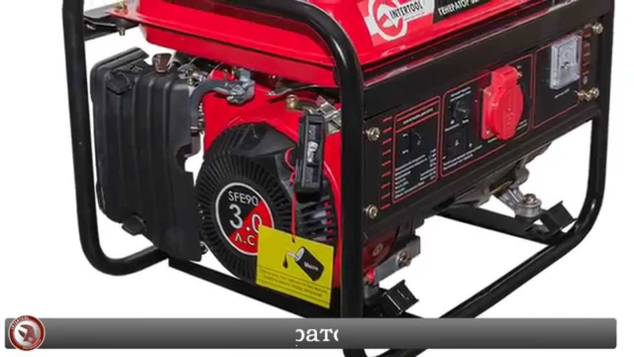 Бензиновый генератор INTERTOOL DT 1111 - YouTube