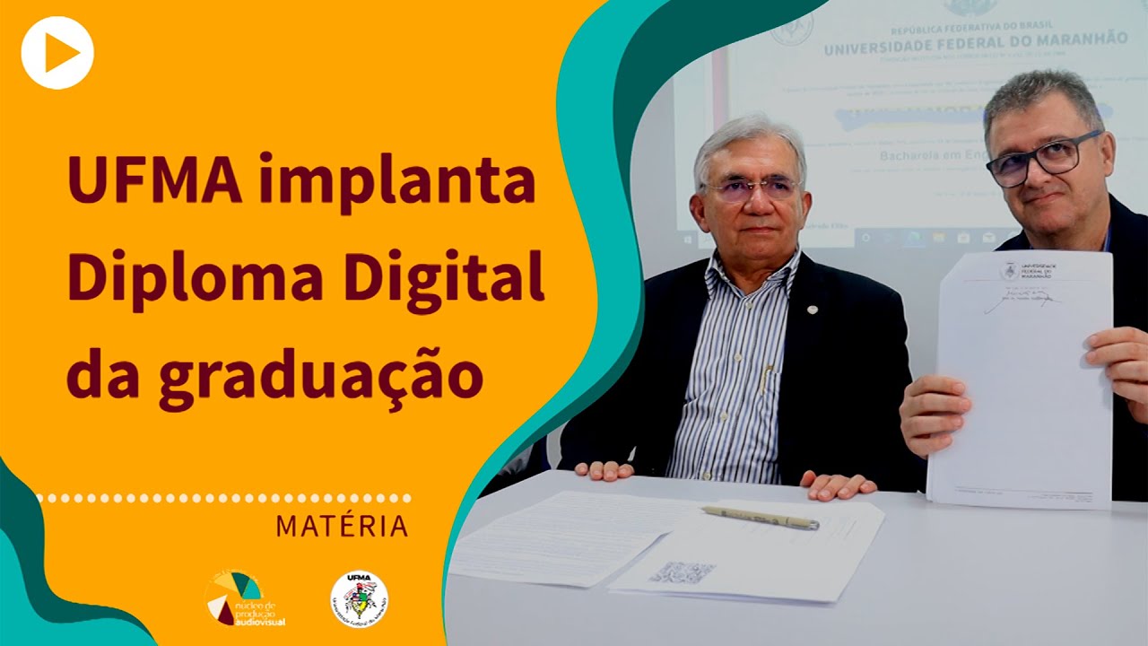 UFMA implanta Diploma Digital da graduação - YouTube