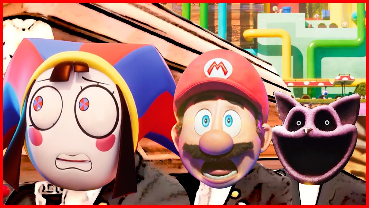 Pomni x Mario x Catnap | Coffin Dance Meme Song ( Cover ) - YouTube