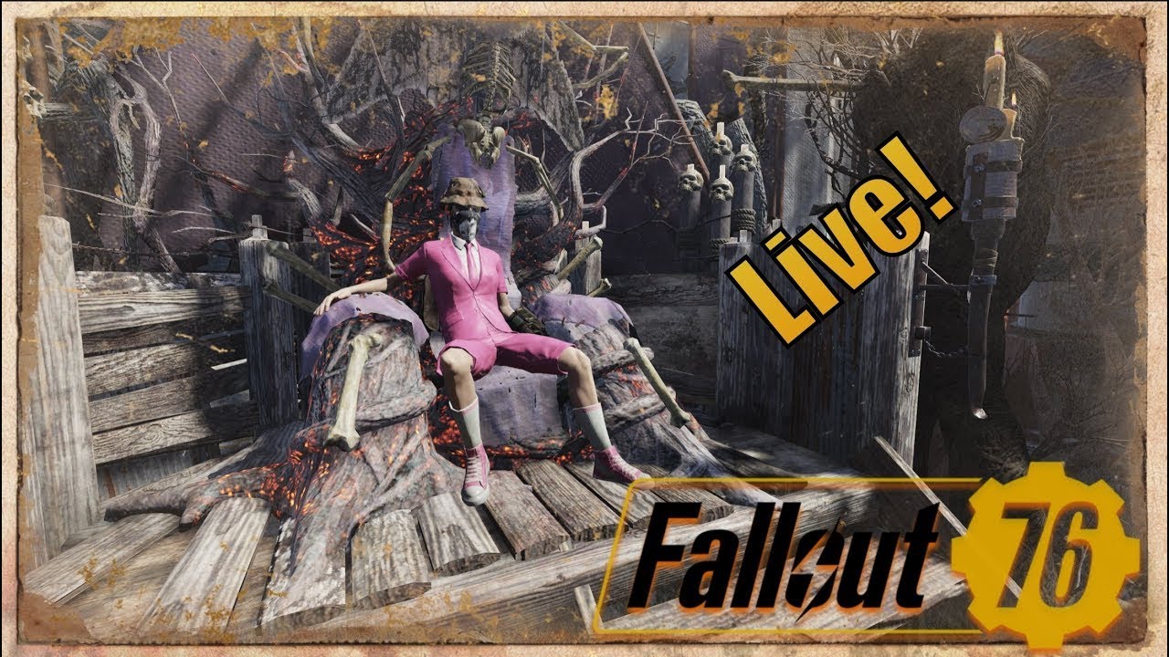 99 Streams on the Wall - Fallout 76 Live Stream - YouTube