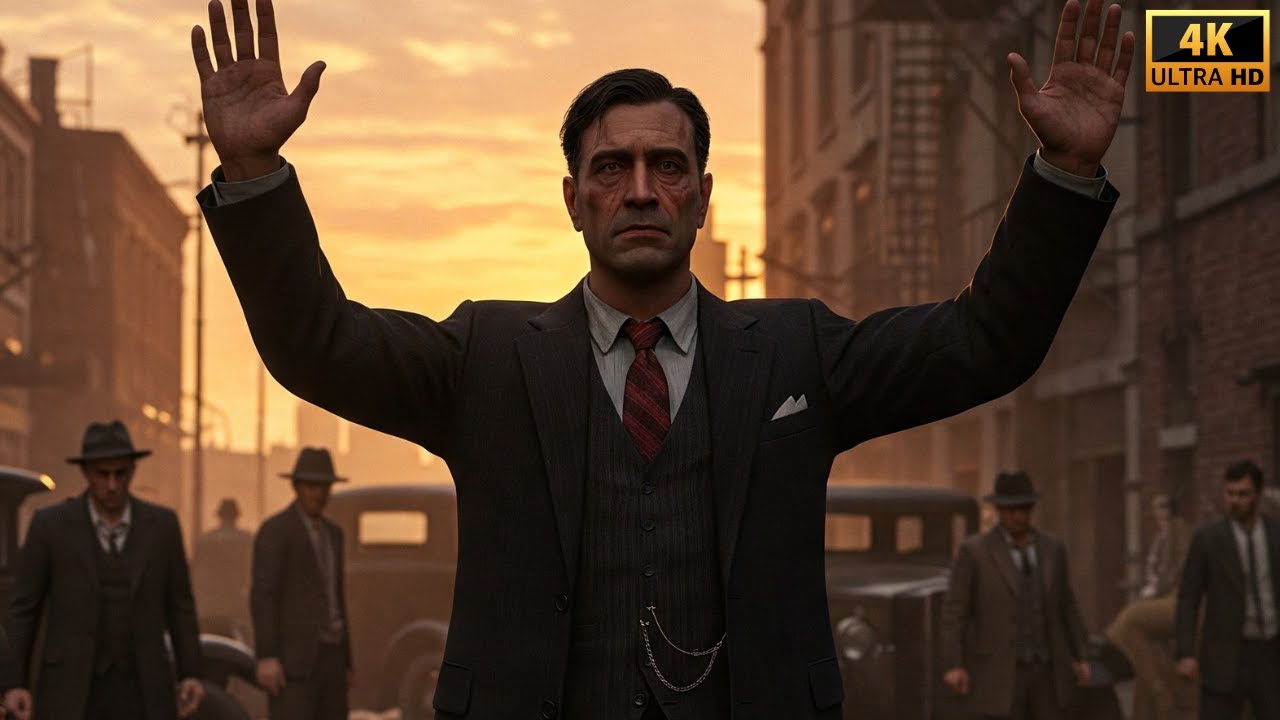 The End of the Line for Tommy: Mafia Remastered Surrender Scene | 4K ...