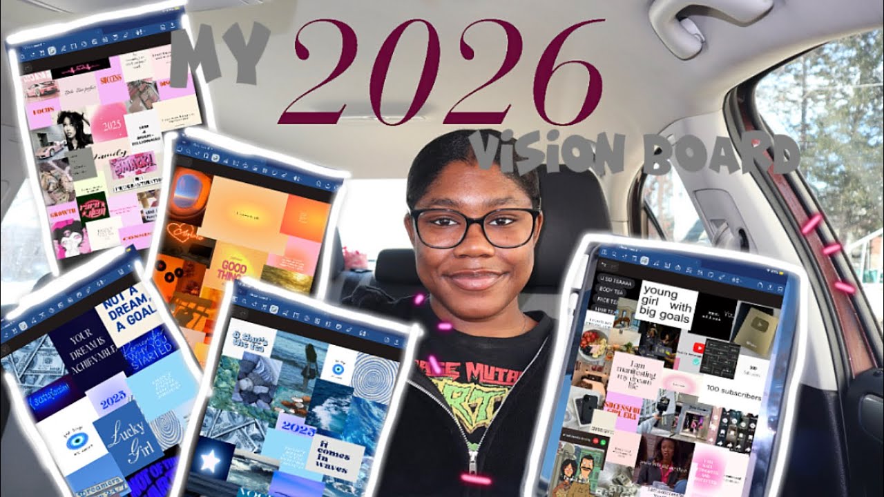 My vision board 26’ - YouTube
