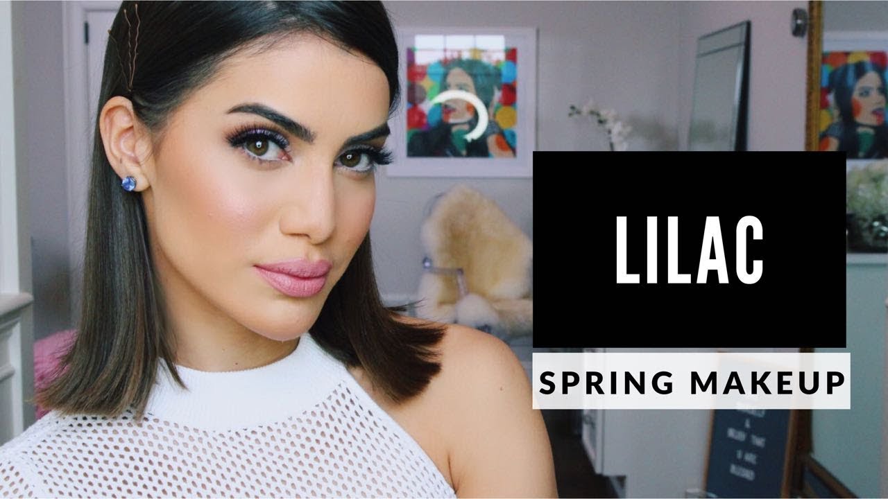 LILAC SPRING MAKEUP! - YouTube