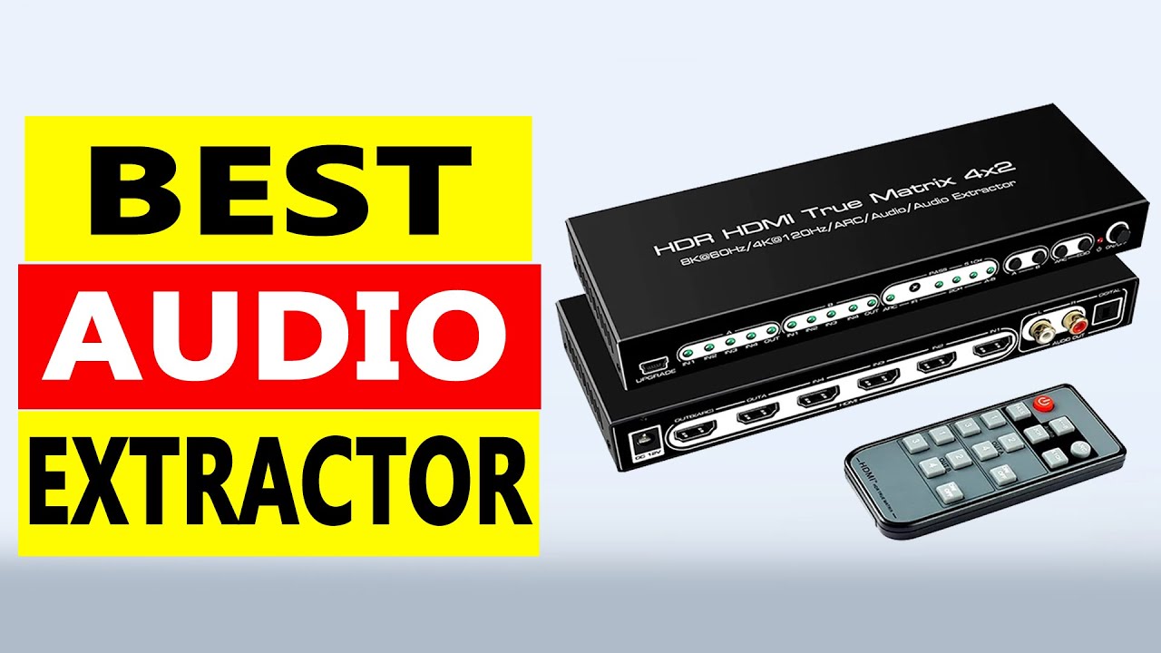 Top 5 Best Audio Extractors 2025 - YouTube