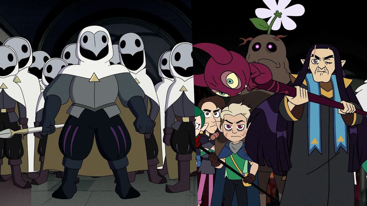 The Owl House - Hexside vs. the emperor's coven - YouTube