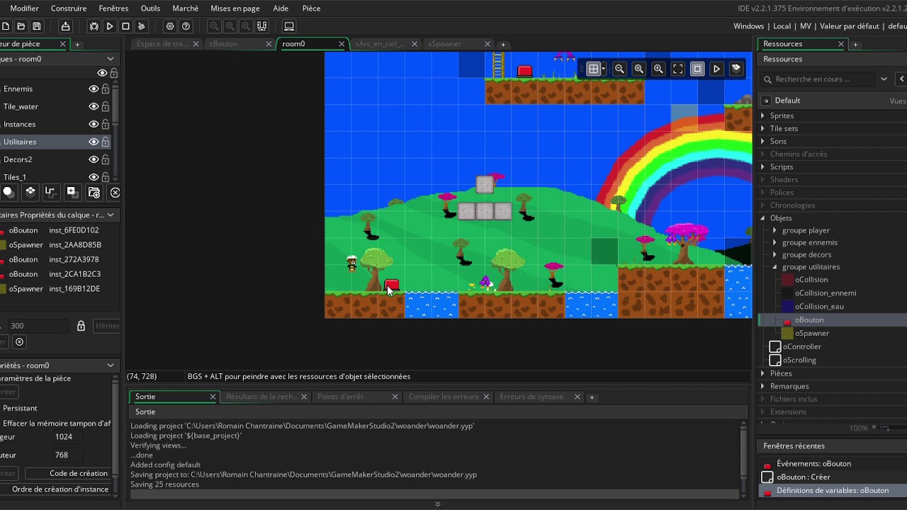 variables definitions game maker studio 2 - YouTube