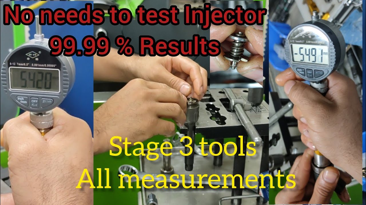 0445110709 | BOSCH CRI 2-16 Injector Repairing | crdi Injector shim ...