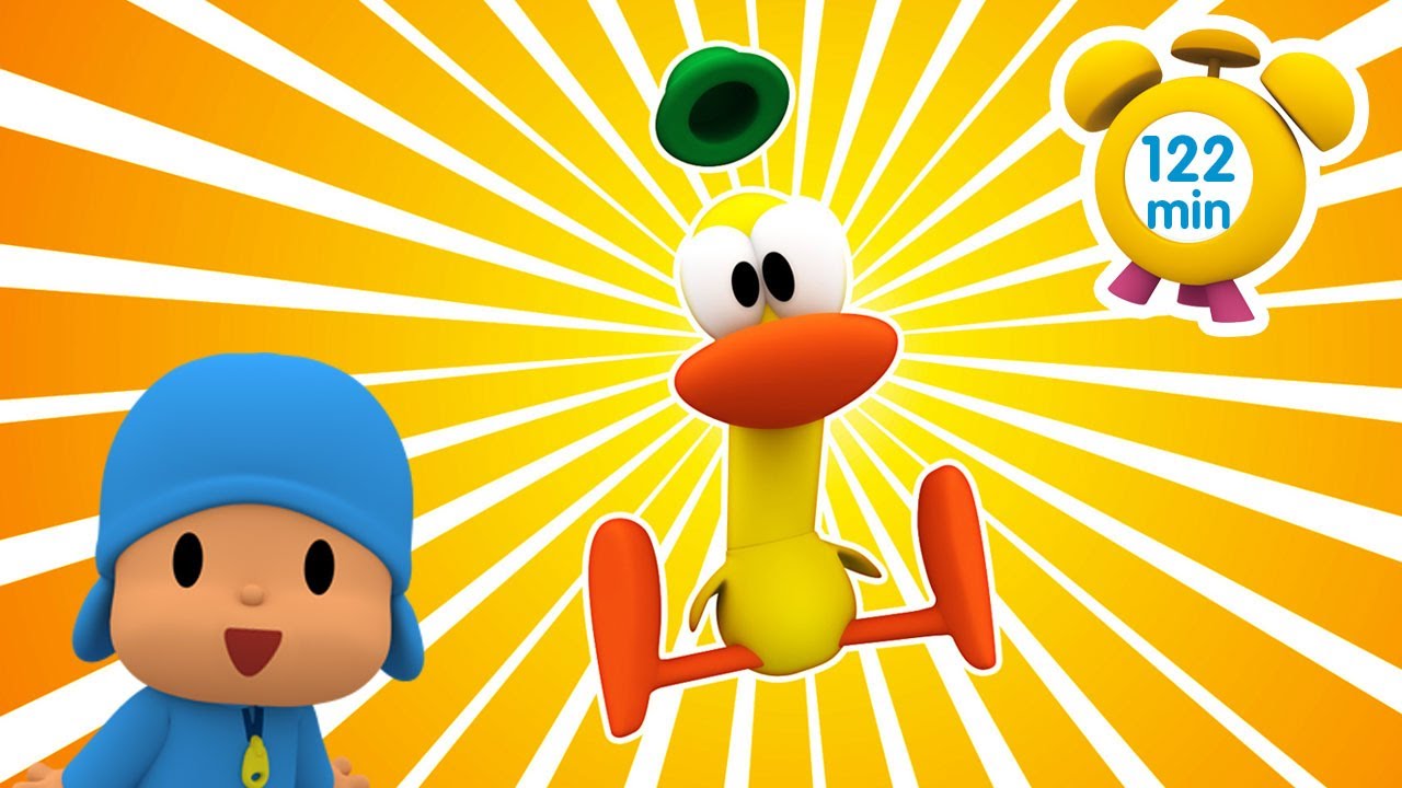 🦆 POCOYO E NINA - Melhores aventuras de Pato [122 minutos] | DESENHOS ...