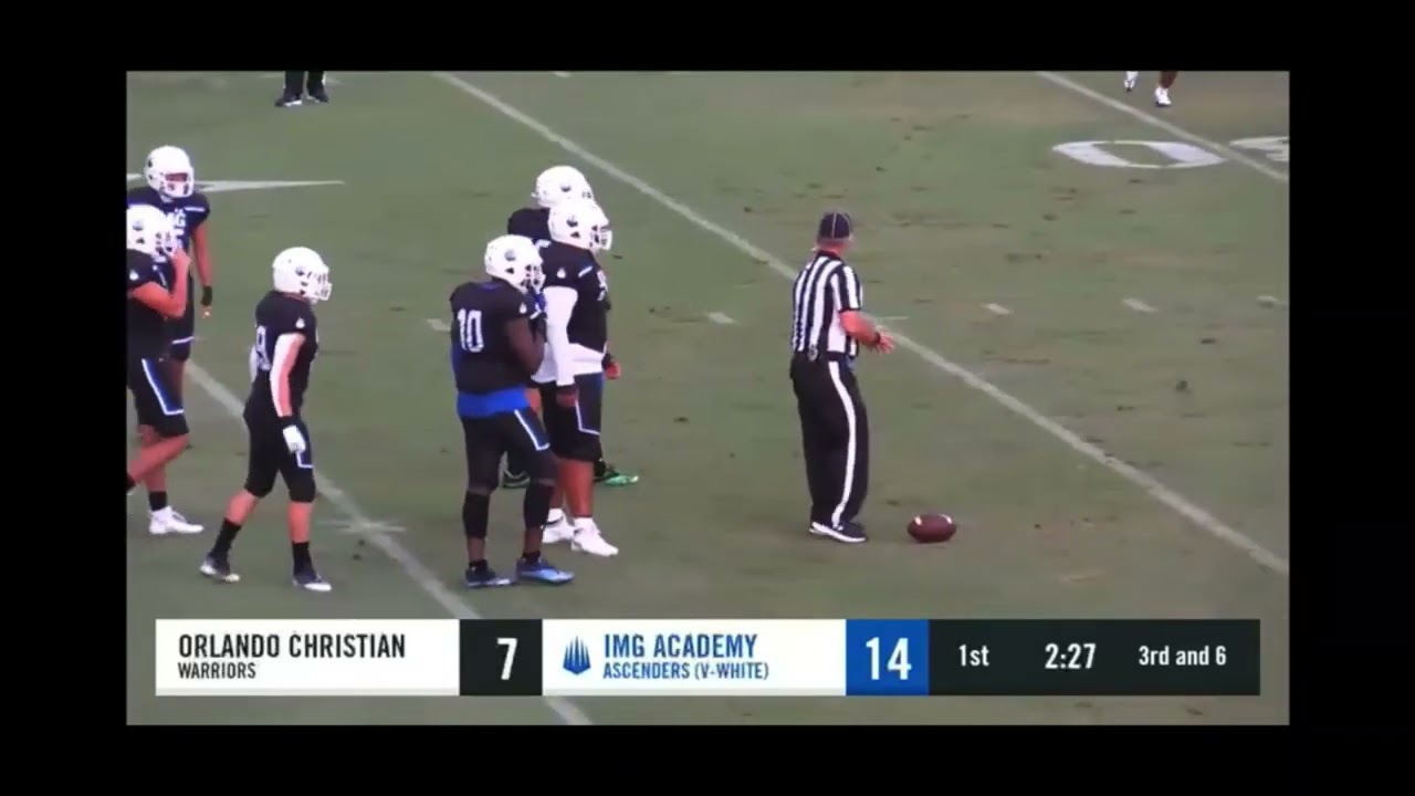 Ryan Daly IMG Academy Game2 - YouTube