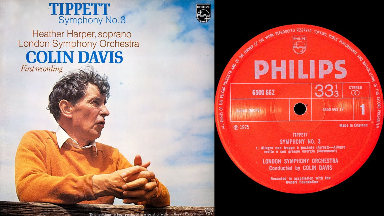 Tippett - Symphony No.3 (Davis) (vinyl: Sumiko Starling, Graham Slee ...