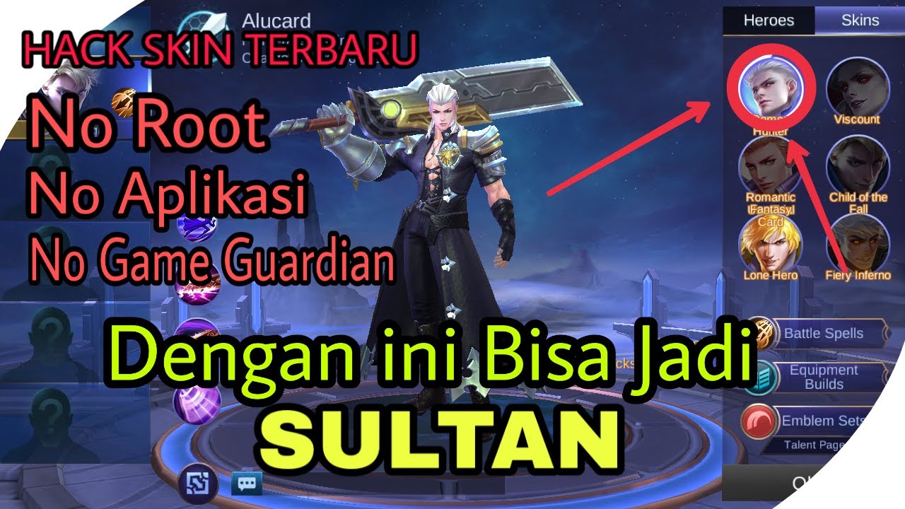 Hack Skin Mobile Legends Terbaru 2018 - Mobile Legends Bang Bang - YouTube
