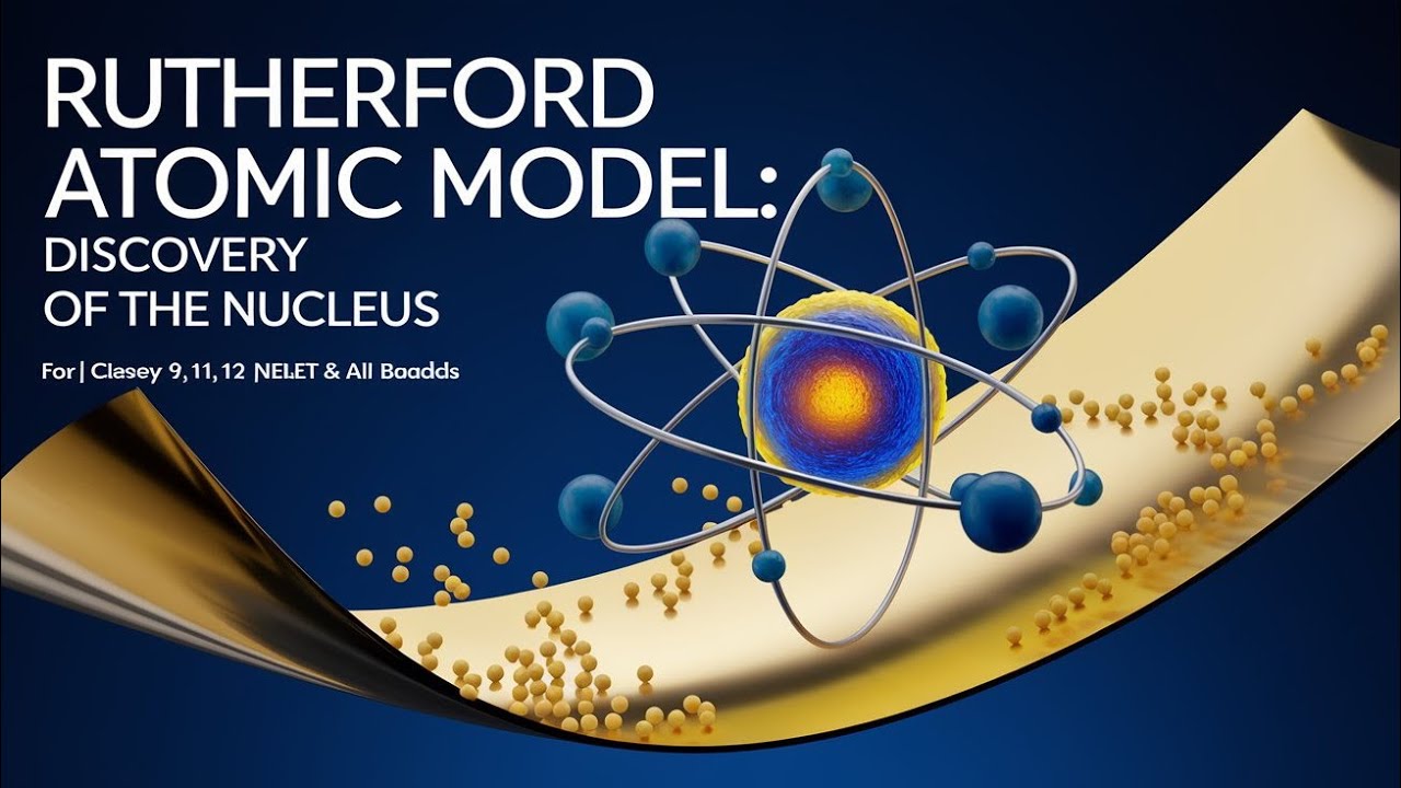 Rutherford atomic model, discovery of nuclius, class- 11,9,12 neet TGT ...