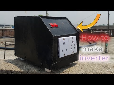 how to make inverter at home | how to make inverter 12v to 220v - YouTube