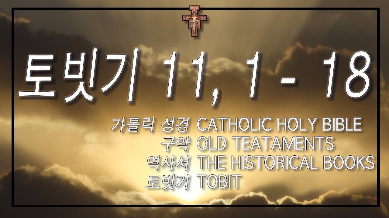 [성경읽기] 가톨릭성경 - 토빗기 11장 CATHOLIC HOLY BIBLE - TOBIT XI #성경을읽다 #가톨릭성경 ...