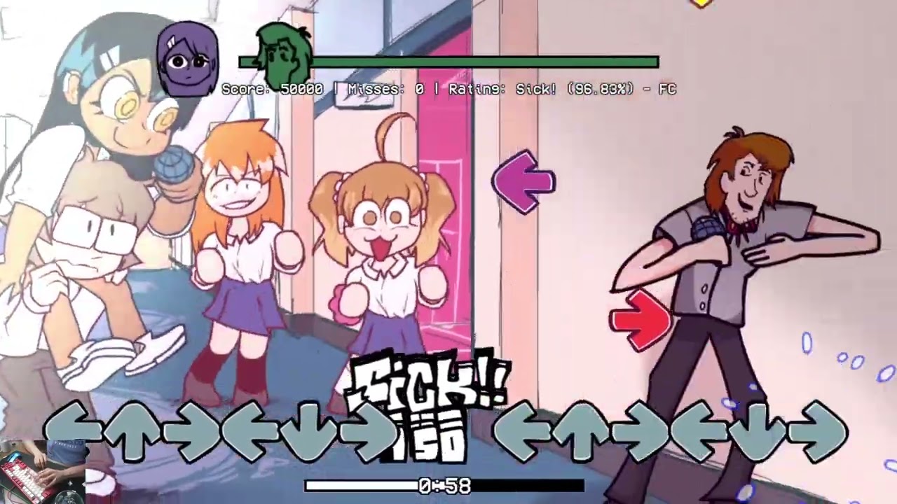 [FNF]6KEY ONE HAND FC!!!!TOYBOY BUT SHAGGY SING IT (NAGATORO MOD) - YouTube