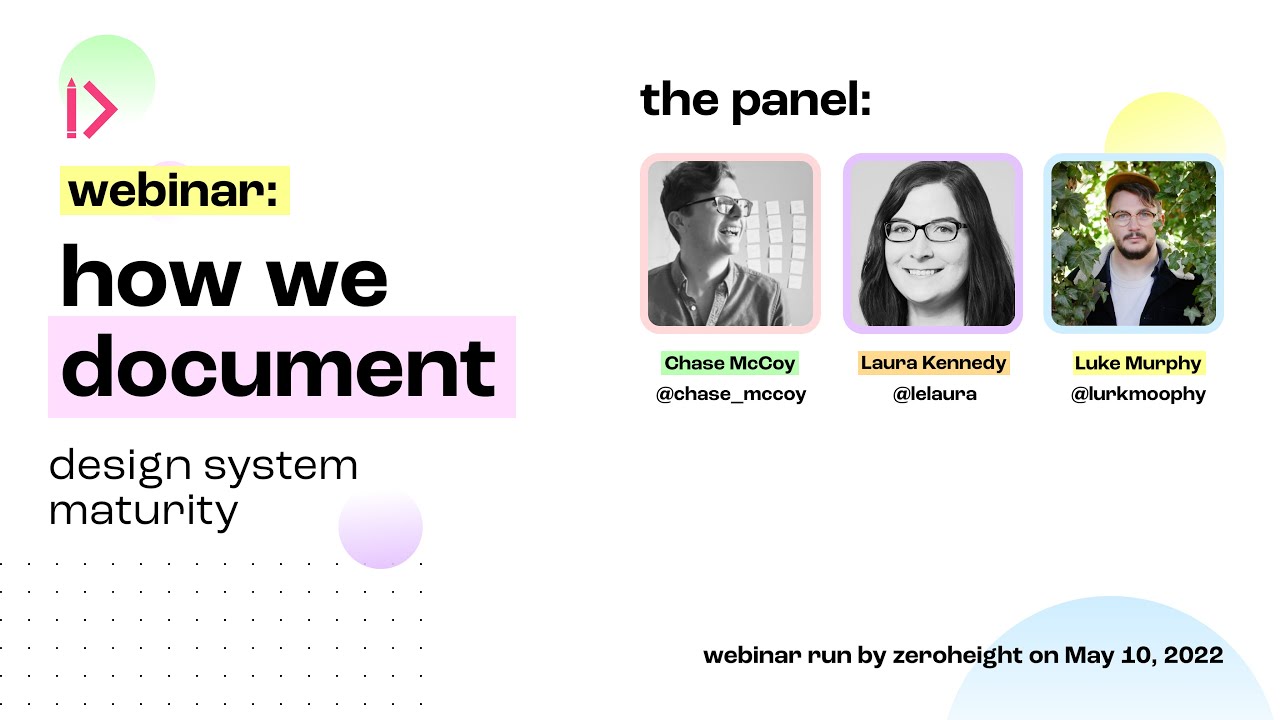How We Document Webinar #2: Design System Maturity - YouTube