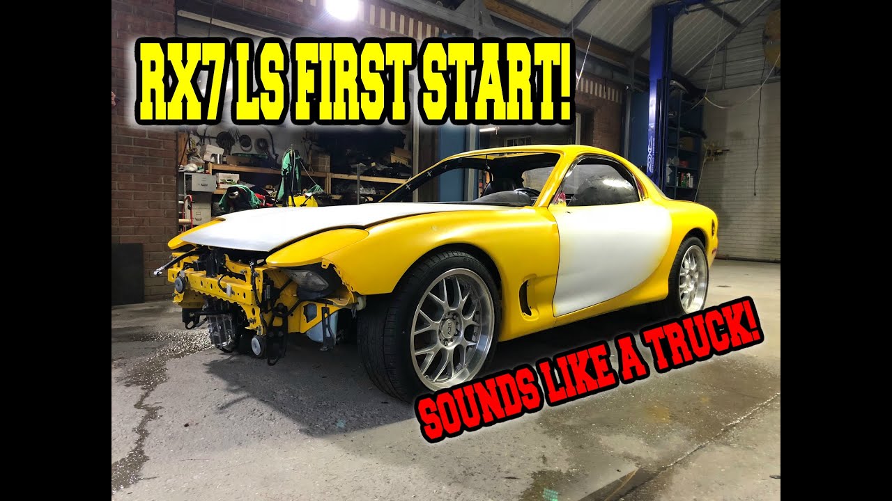 Rebuilding A Wrecked CHEAP RX7 SWAPPED LS MAZDA RX7 FD [part 18] - YouTube