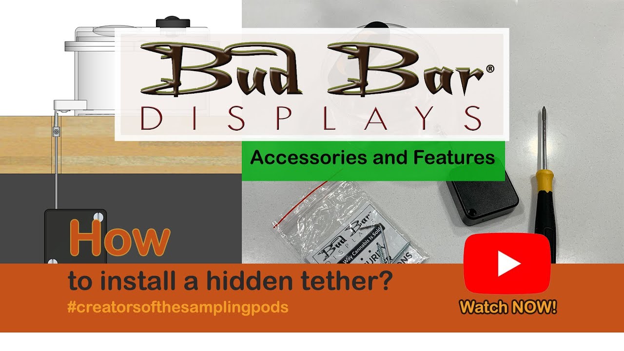 How to install a hidden security tether? - YouTube