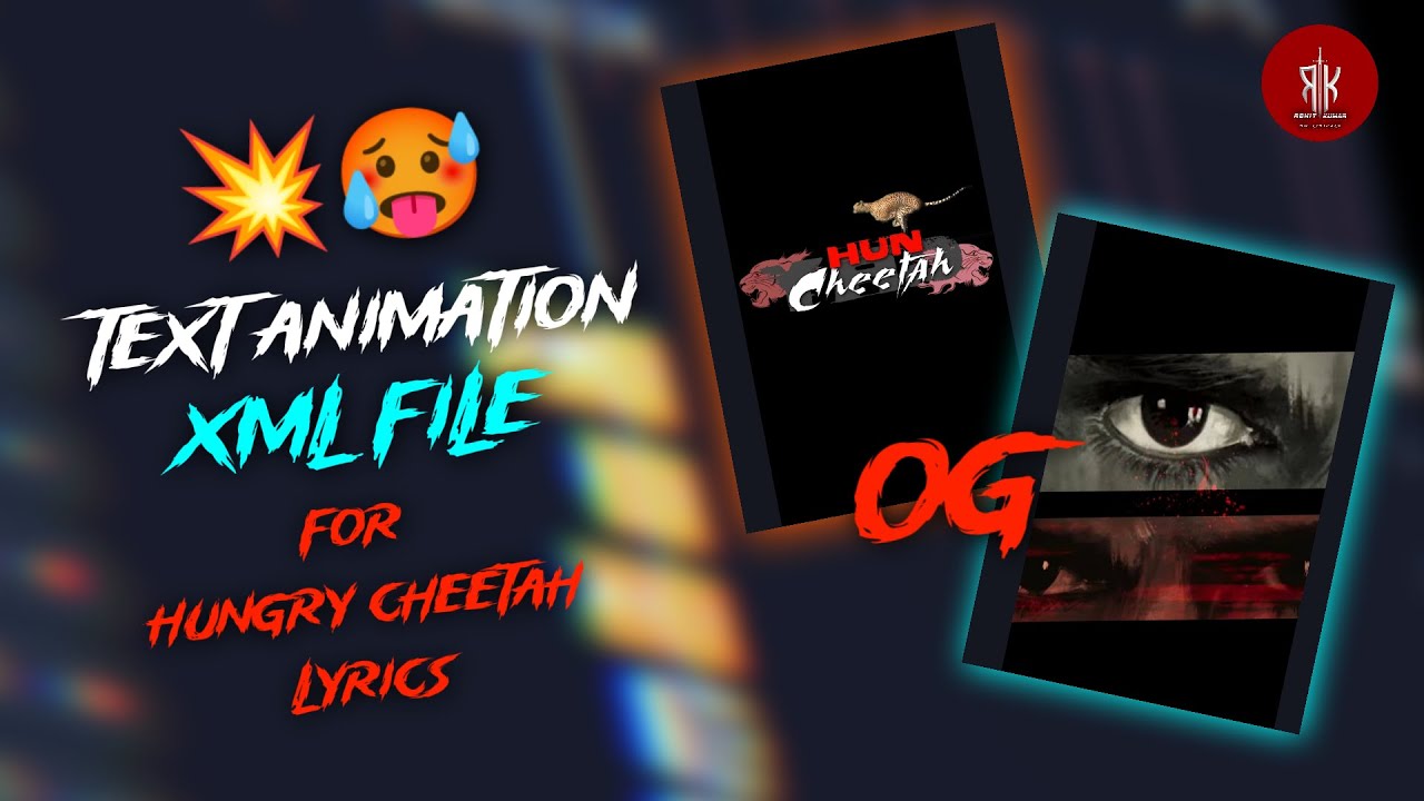 pawan kalyan OG hungry cheetah song lyrics edit xml file # ...